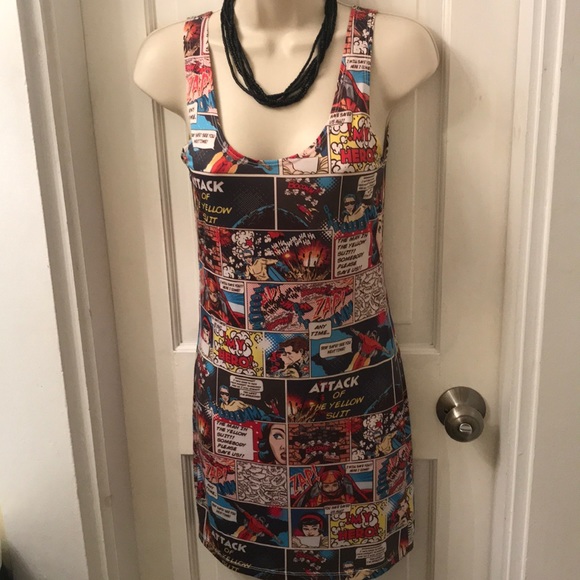 Wet Seal | Dresses | Comic Strip Dress | Poshmark